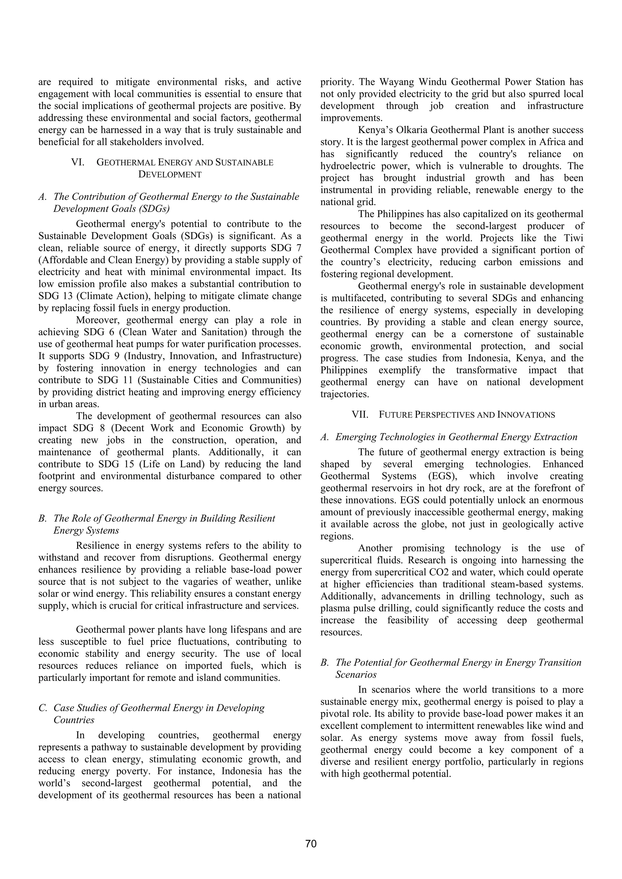 Geothermal Energy: Untapped Potential for Sustainable Development | PDF