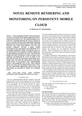 Ijarcet vol-2-issue-2-383-386 | PDF