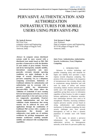 Ijarcet vol-2-issue-4-1398-1404 | PDF