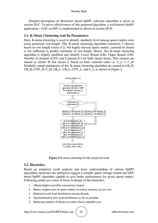 SPARSE STORAGE RECOMMENDATION SYSTEM FOR SPARSE MATRIX VECTOR MULTIPLICATION ON GPU | PDF