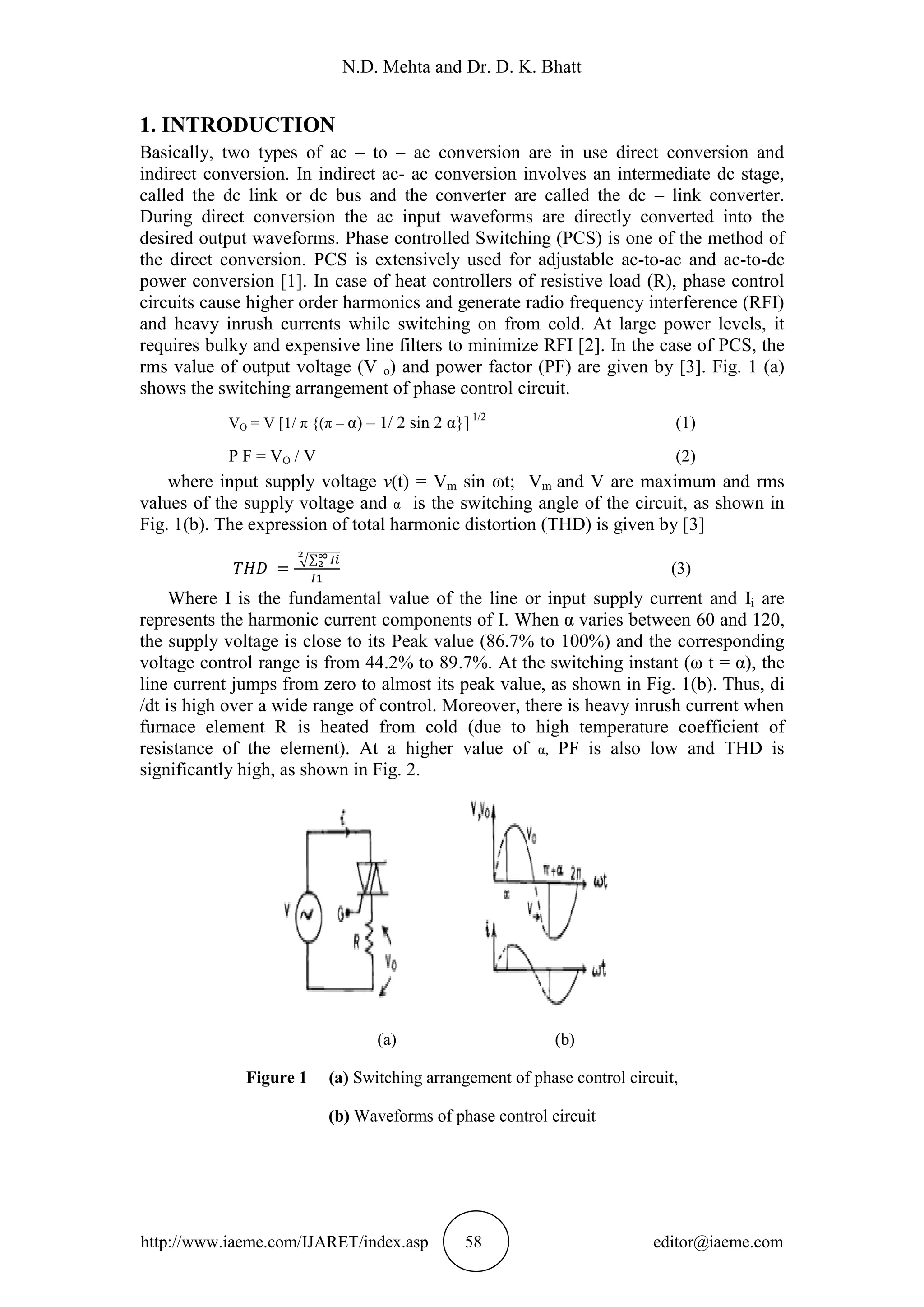DESIGN, SIMULATION, IMPLEMENTATION AND CONTROL OF PLC BASED INTEGRAL CYCLE CONTROLLER FOR ...
