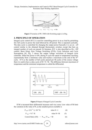 DESIGN, SIMULATION, IMPLEMENTATION AND CONTROL OF PLC BASED INTEGRAL ...