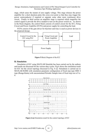 DESIGN, SIMULATION, IMPLEMENTATION AND CONTROL OF PLC BASED INTEGRAL ...
