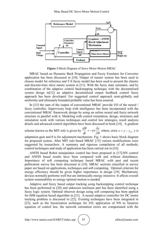 MRAC BASED DC SERVO MOTOR MOTION CONTROL | PDF | Internet of Things | Internet