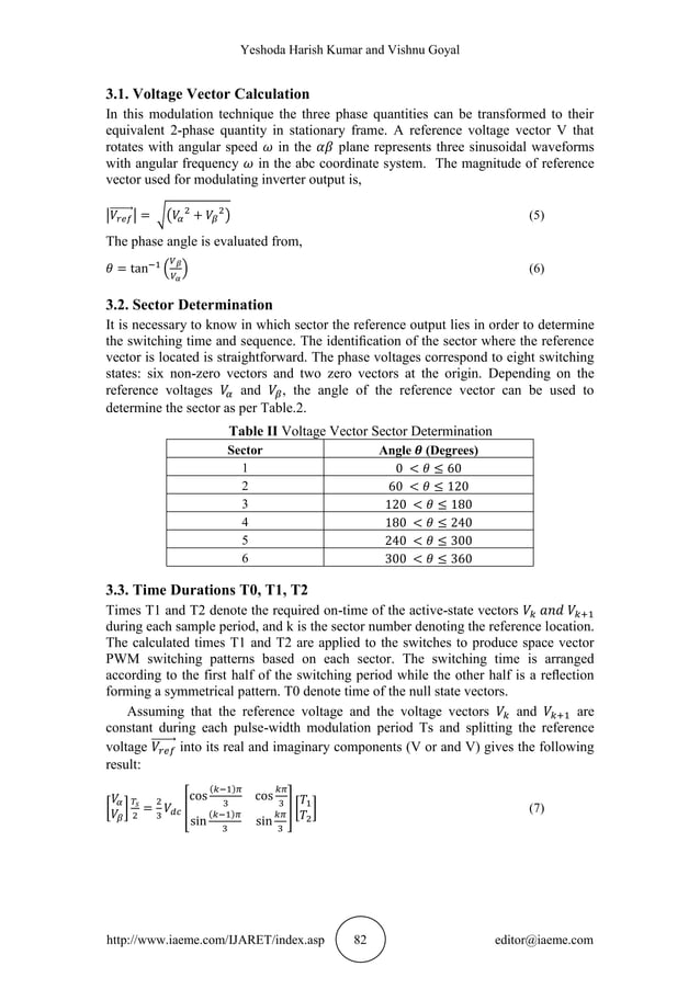 SPEED CONTROL OF INDUCTION MACHINE WITH REDUCTION IN TORQUE RIPPLE USING ROBUST SPACE-VECTOR ...