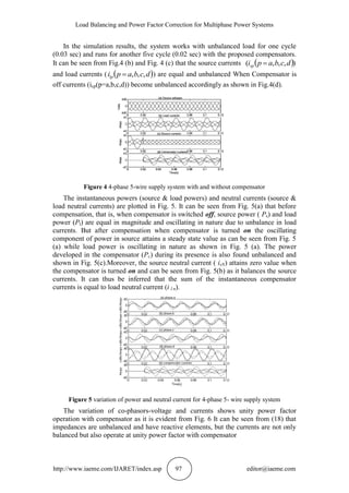 LOAD BALANCING AND POWER FACTOR CORRECTION FOR MULTIPHASE POWER | PDF