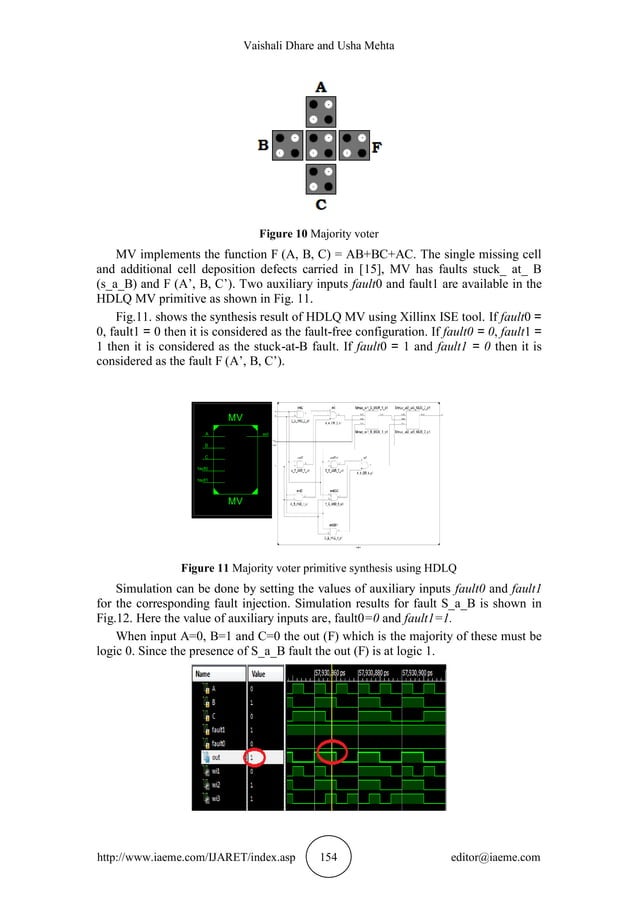 Defect Analysis Of Quantum Dot Cellular Automata Combinational Circuit Using Hdlq Pdf