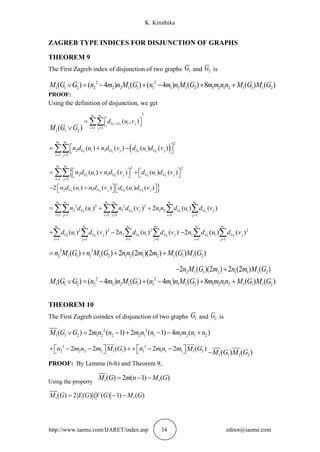 ZAGREB INDICES AND ZAGREB COINDICES OF SOME GRAPH OPERATIONS | PDF
