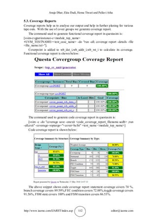 COVERAGE DRIVEN VERIFICATION OF I2C PROTOCOL USING SYSTEM VERILOG | PDF | Programming Languages ...