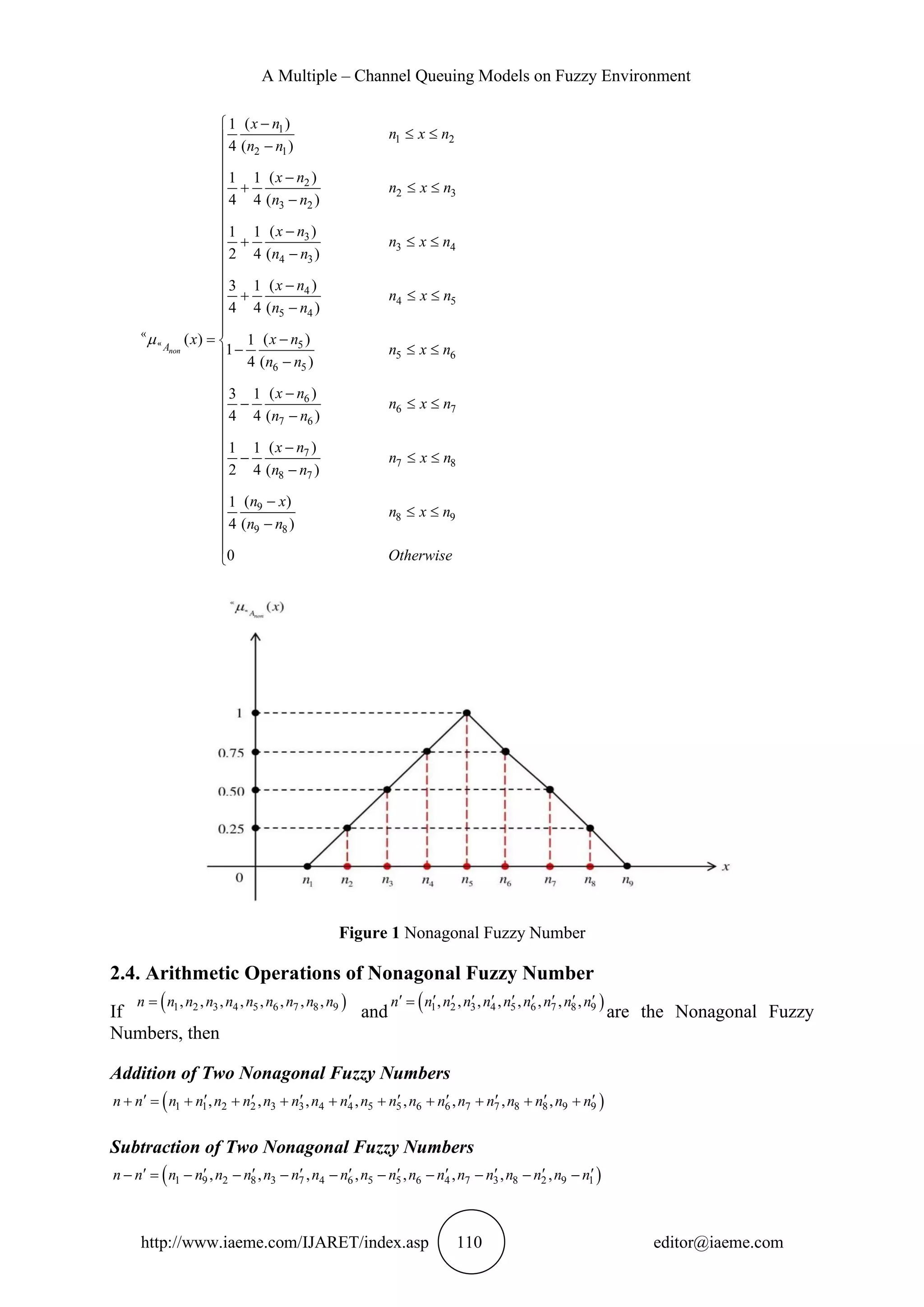 A MULTIPLE – CHANNEL QUEUING MODELS ON FUZZY ENVIRONMENT | PDF