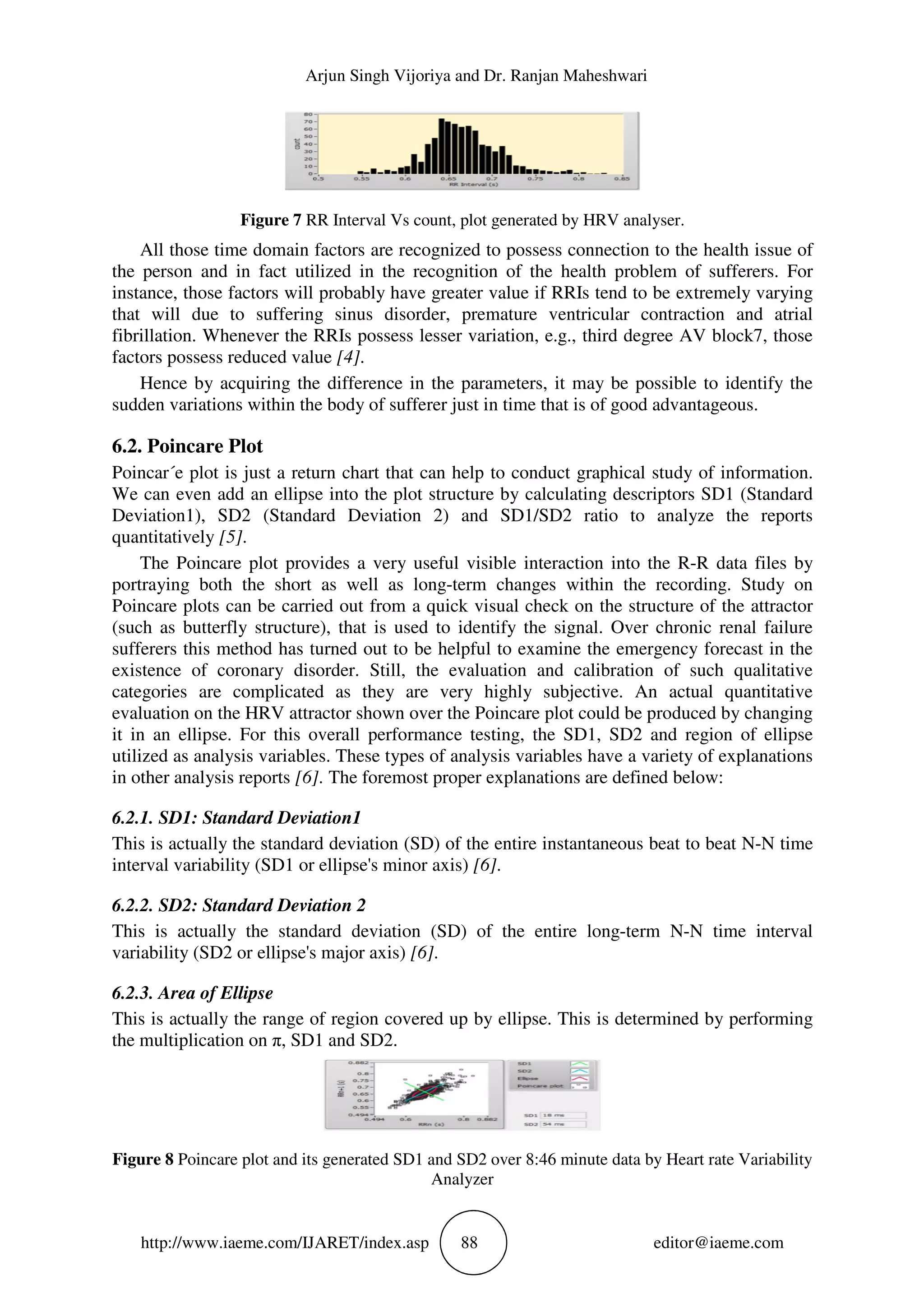 Ecg Signal Acquisition Feature Extraction And Hrv Analysis Using