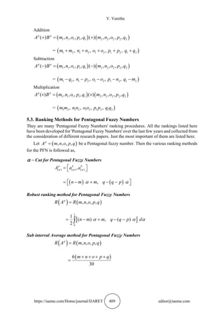 FUZZY ARITHMETIC OPERATIONS ON DIFFERENT FUZZY NUMBERS AND THEIR ...