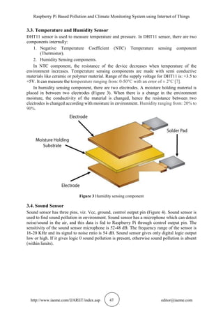 RASPBERRY PI BASED POLLUTION AND CLIMATE MONITORING SYSTEM USING ...