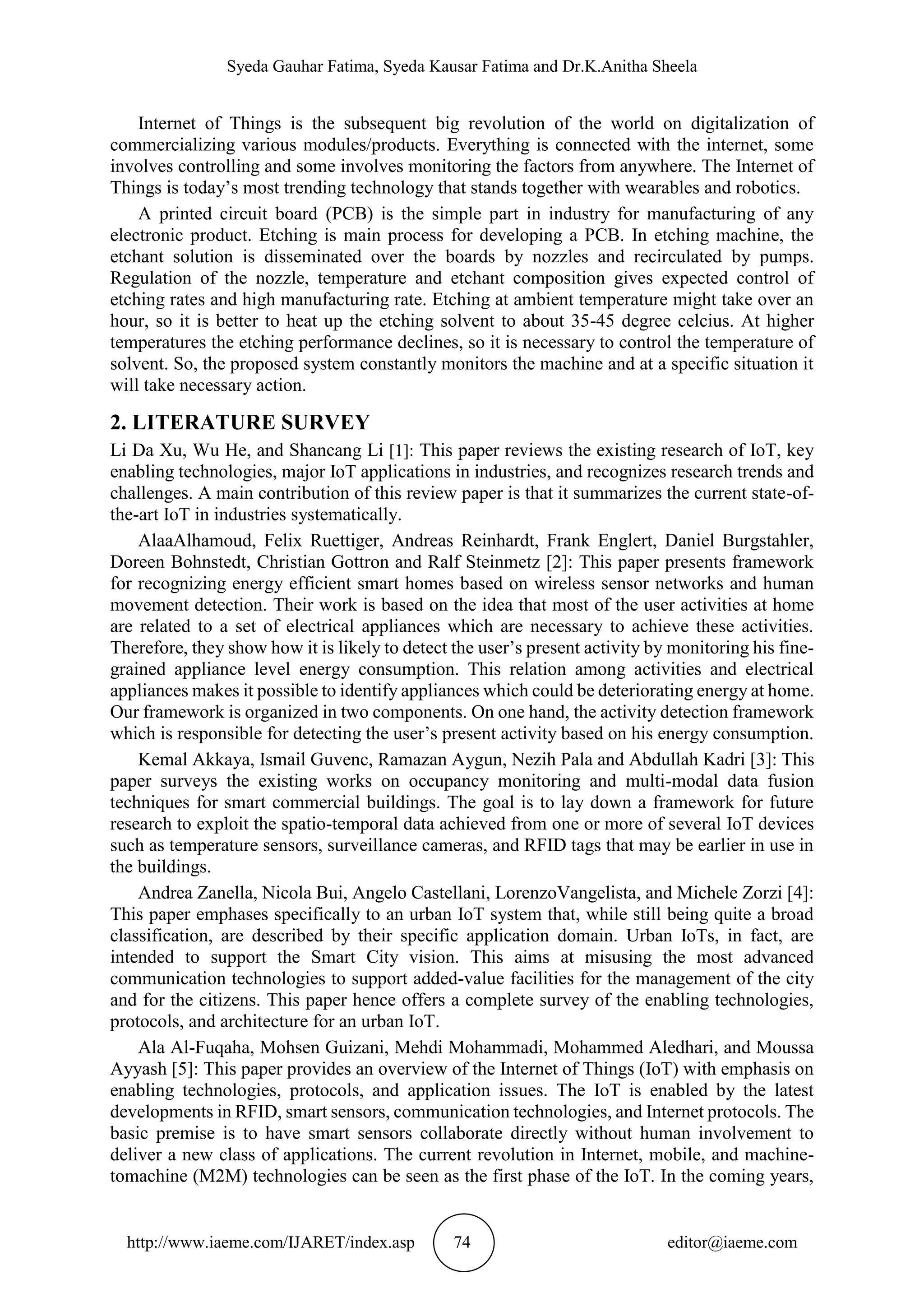 A Survey On Iot Technology Pdf