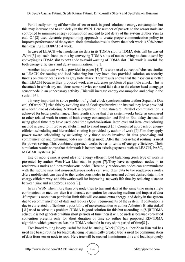 LOAD BALANCING AND ENERGY EFFICIENCY IN WSN BY CLUSTER JOINING METHOD | PDF