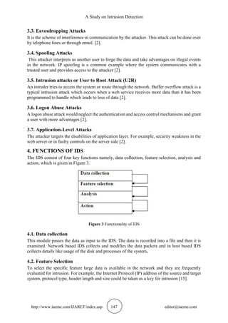 A STUDY ON INTRUSION DETECTION | PDF | Computing | Technology & Computing