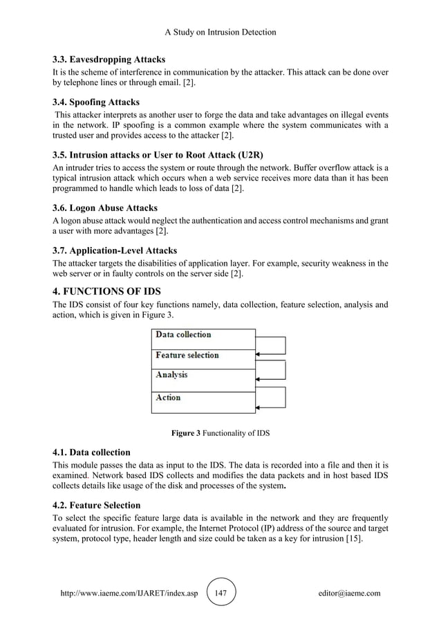 A STUDY ON INTRUSION DETECTION | PDF | Computing | Technology & Computing