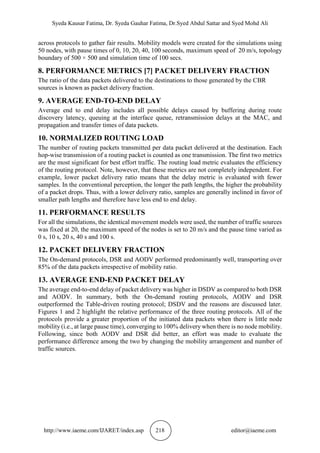 PERFORMANCE ESTIMATION OF ADHOC ROUTING PROTOCOLS WITH NS2 SIMULATOR | PDF