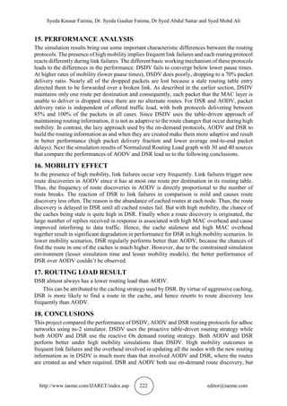 PERFORMANCE ESTIMATION OF ADHOC ROUTING PROTOCOLS WITH NS2 SIMULATOR | PDF