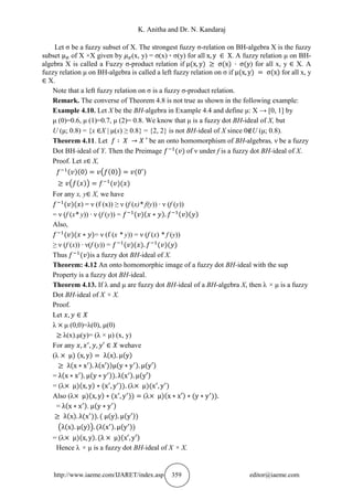 FUZZY IDEALS AND FUZZY DOT IDEALS ON BH-ALGEBRAS | PDF