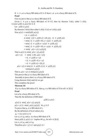 FUZZY IDEALS AND FUZZY DOT IDEALS ON BH-ALGEBRAS | PDF | Programming Languages | Computing