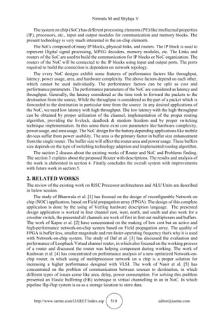 FPGA IMPLEMENTATION OF PRIORITYARBITER BASED ROUTER DESIGN FOR NOC SYSTEMS | PDF | Free Download