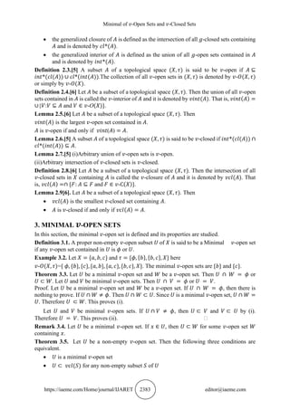 MINIMAL OF 풗-OPEN SETS AND 풗-CLOSED SETS | PDF