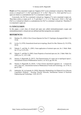 MINIMAL OF 풗-OPEN SETS AND 풗-CLOSED SETS | PDF
