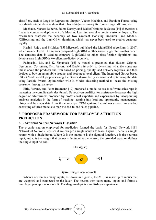 EMPLOYEE ATTRITION PREDICTION IN INDUSTRY USING MACHINE LEARNING TECHNIQUES | PDF