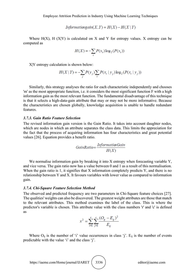 EMPLOYEE ATTRITION PREDICTION IN INDUSTRY USING MACHINE LEARNING TECHNIQUES | PDF