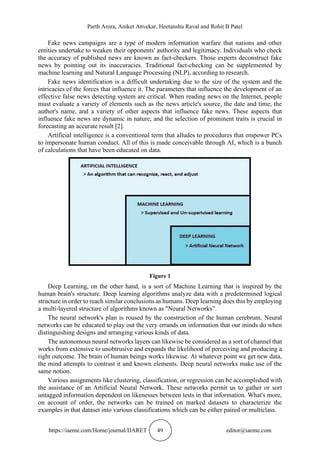 ANALYZING AND IDENTIFYING FAKE NEWS USING ARTIFICIAL INTELLIGENCE | PDF