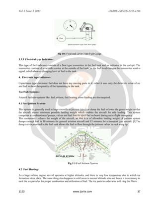 Review of Aircraft Fuel System | PDF