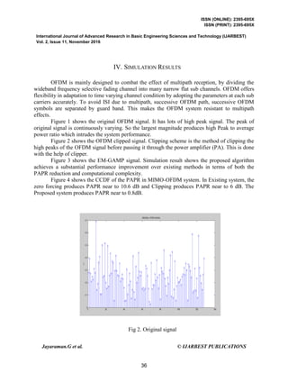 Performance Analysis of PAPR Reduction in MIMO-OFDM | PDF