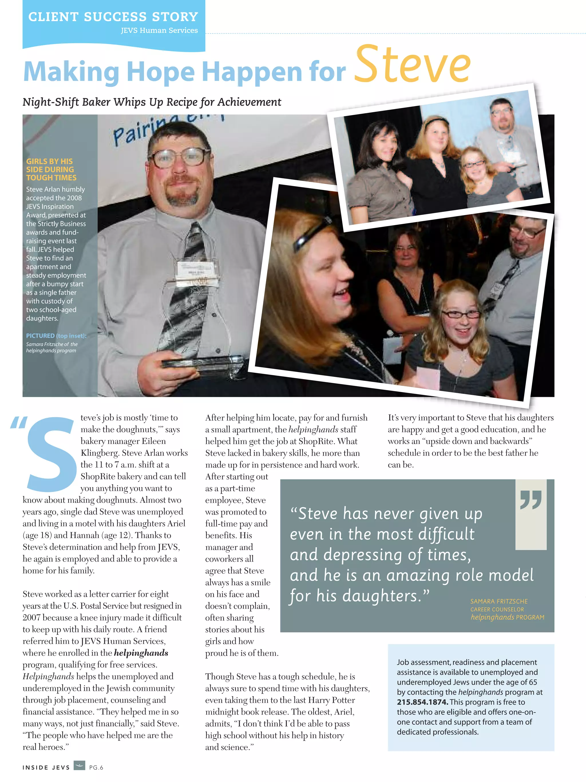 Making Hope Happen for Steve | PDF | Careers