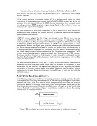 A new approach in position-based routing Protocol using learning automata for Vanets in city ...