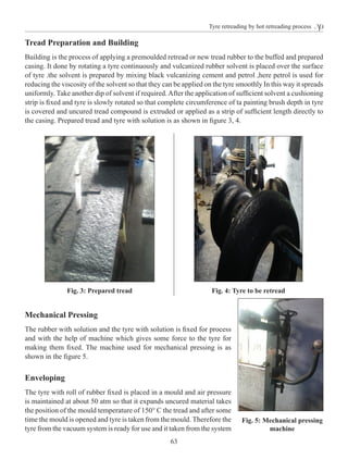 Tyre Retreading by Hot Retreading Process | PDF