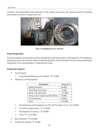 Tyre Retreading by Hot Retreading Process | PDF
