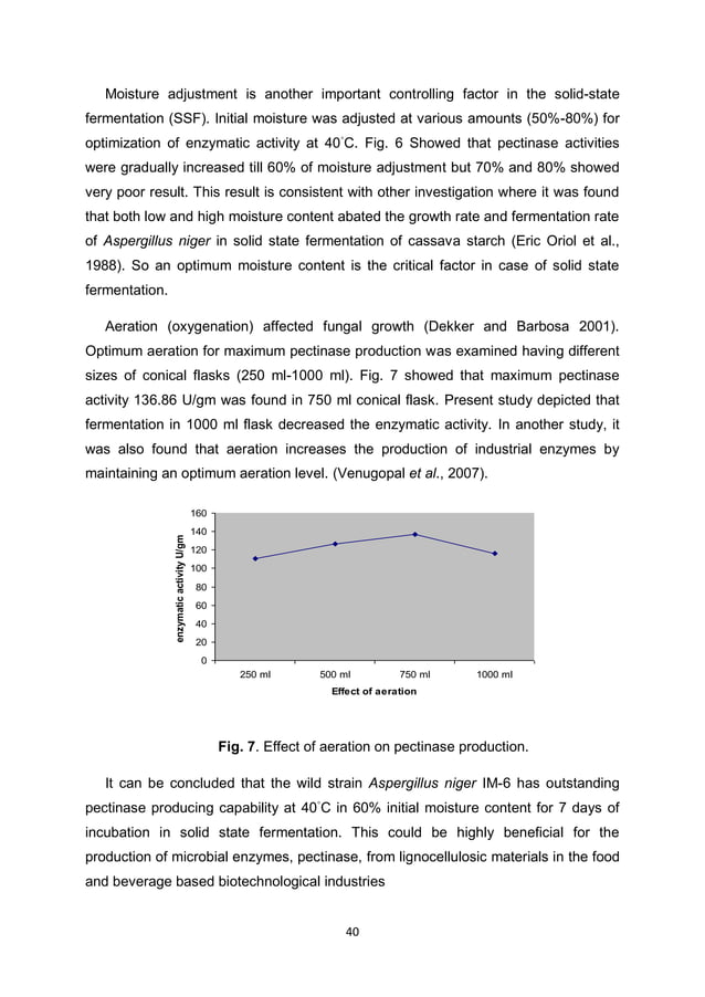 Production Of Pectinase By Aspergillus Niger Cultured In Solid State Media Pdf