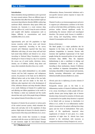 Cholecalciferol: A potent fat soluble vitamin to combat insomnia (A ...