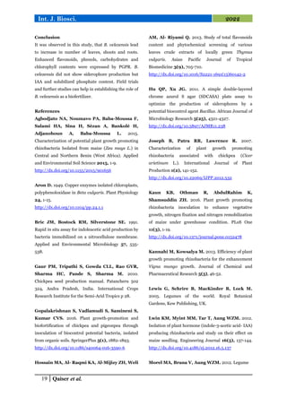 Effect of Plant Growth Promoting Rhizobacteria of the Growth of Cicer arietinum | PDF ...