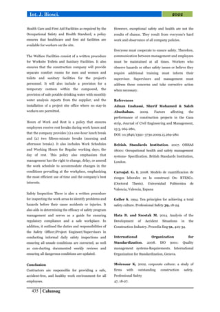 Construction health and safety model towards adoption | IJB 2022 | PDF