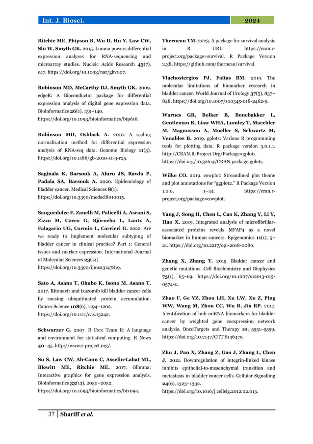 Transcriptome analysis reveals PER2 and CRY2 as biomarkers in bladder cancer and circadian ...
