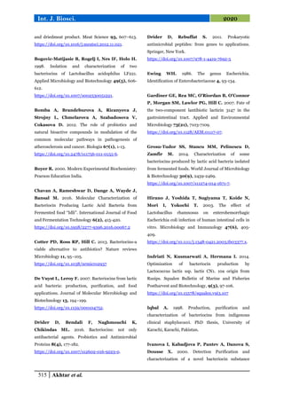 Optimizing The Bacteriocin Production In Strain Of Lactobacillus pentosus Isolated From Cheese ...