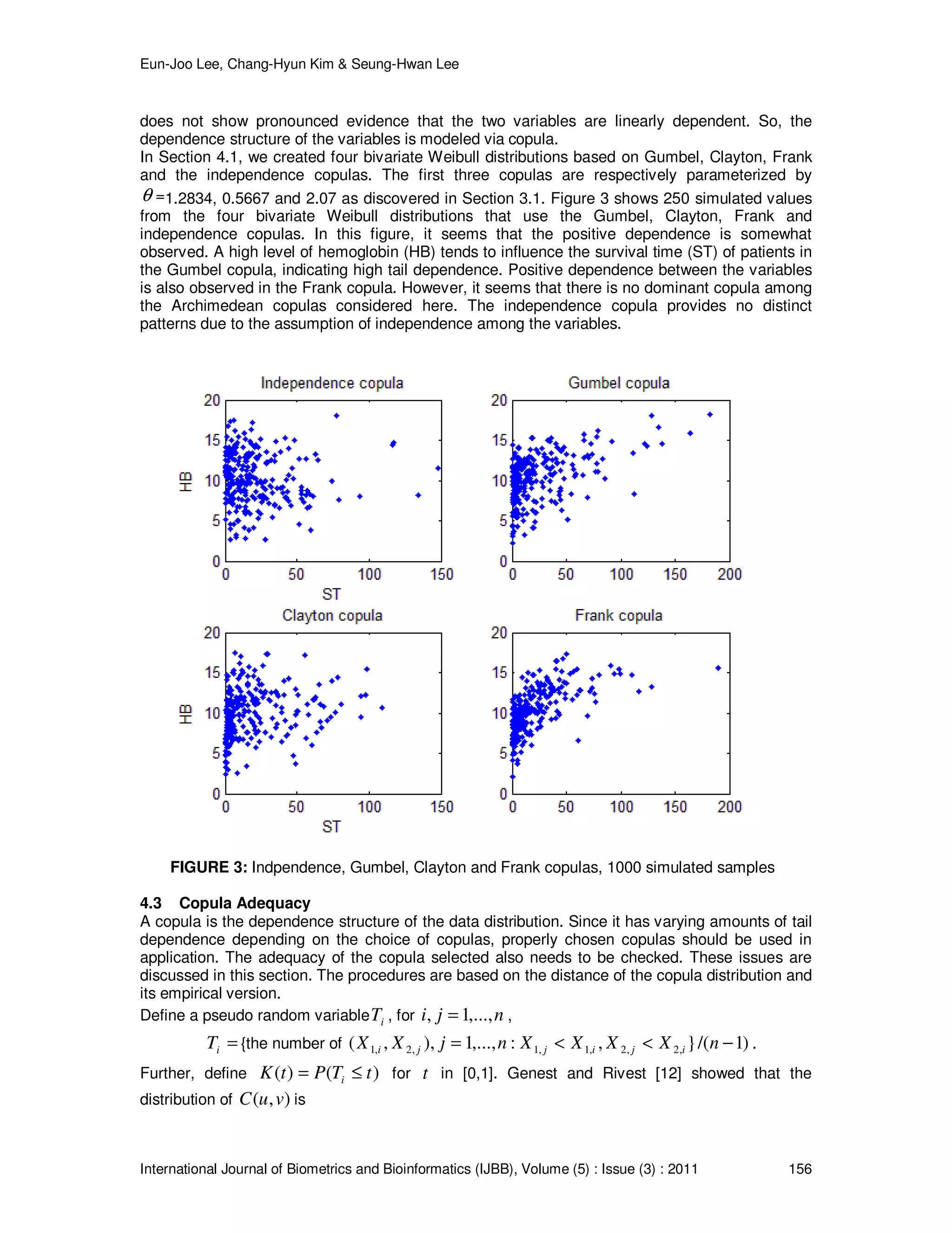 Life Expectancy Estimate with Bivariate Weibull Distribution using Archimedean Copula | PDF