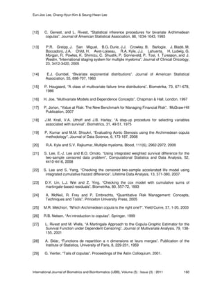 Life Expectancy Estimate with Bivariate Weibull Distribution using Archimedean Copula | PDF