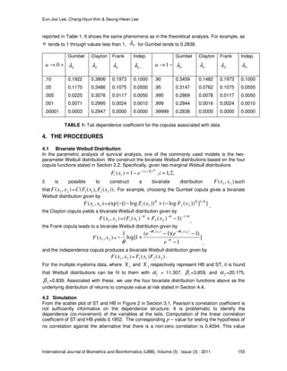Life Expectancy Estimate with Bivariate Weibull Distribution using Archimedean Copula | PDF