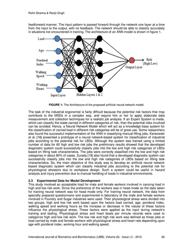 A Neural Network Based Diagnostic System for Classification of Industrial Carrying Jobs With ...