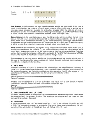 An Application of Pattern matching for Motif Identification | PDF