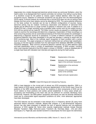 AR-based Method for ECG Classification and Patient Recognition | PDF | Heart and Cardiovascular ...