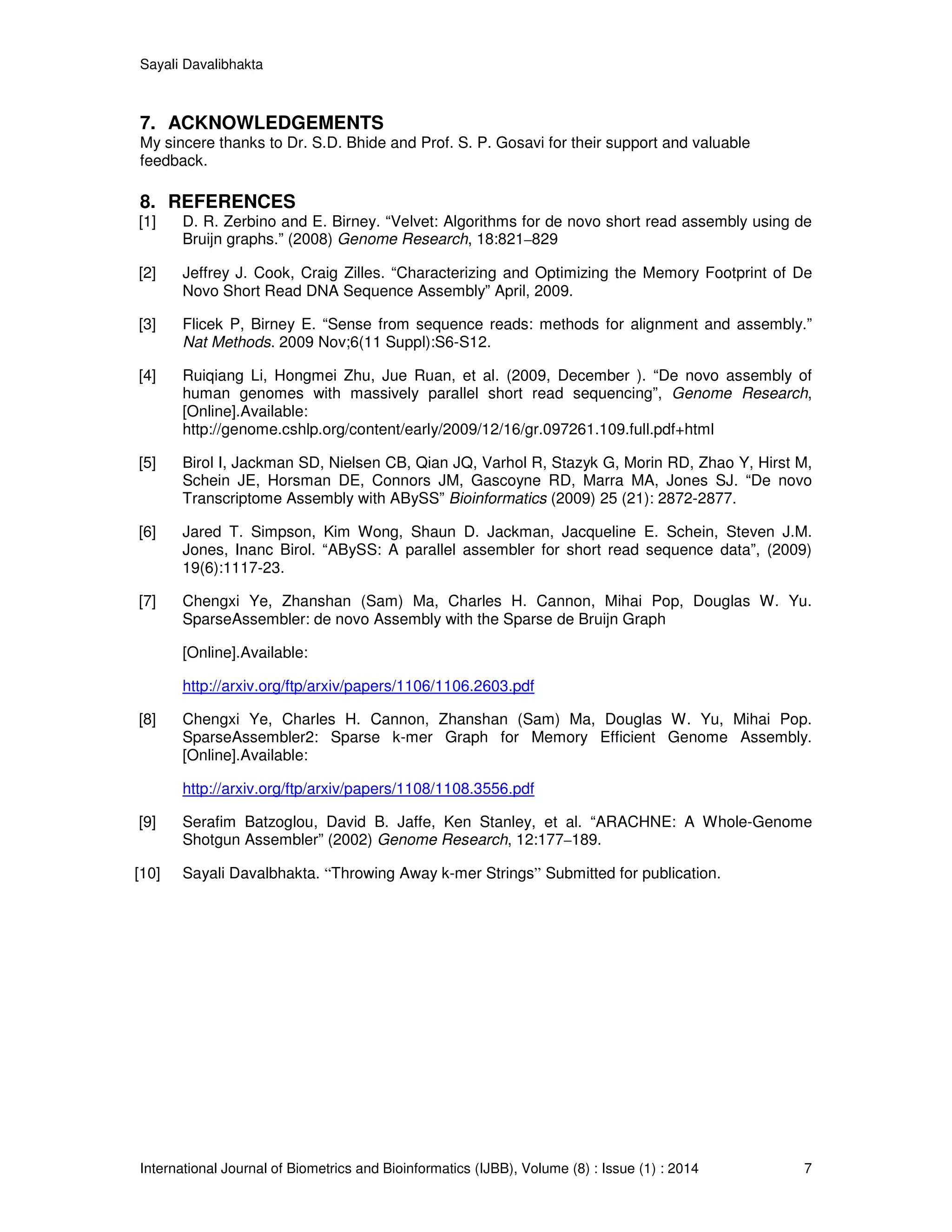 Bliss A New Read Overlap Detection Algorithm Pdf